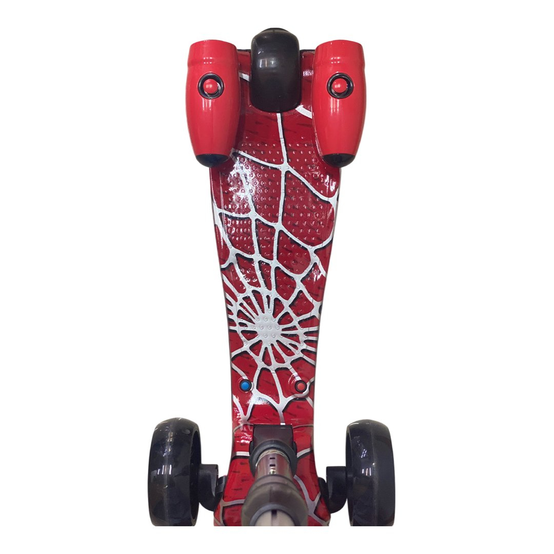 Scooter Kinene Spidey Con Bluetooth, Música y Humo